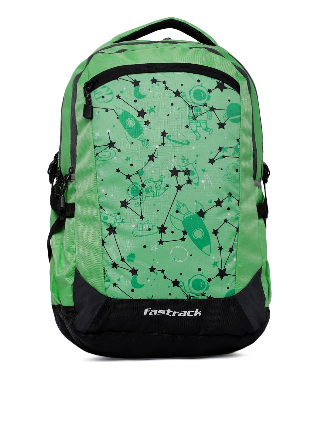 Buy Fastrack Men Green Graphic Backpack - Backpacks for Men 9683677 ...