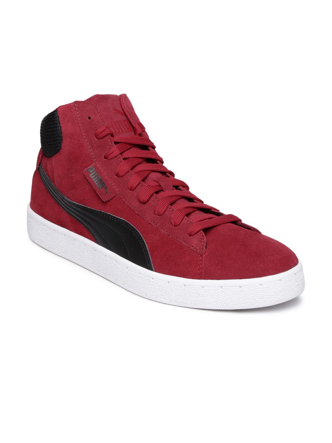 Buy PUMA Unisex Red 1948 Mid Casual Shoes - Casual Shoes for Unisex ...