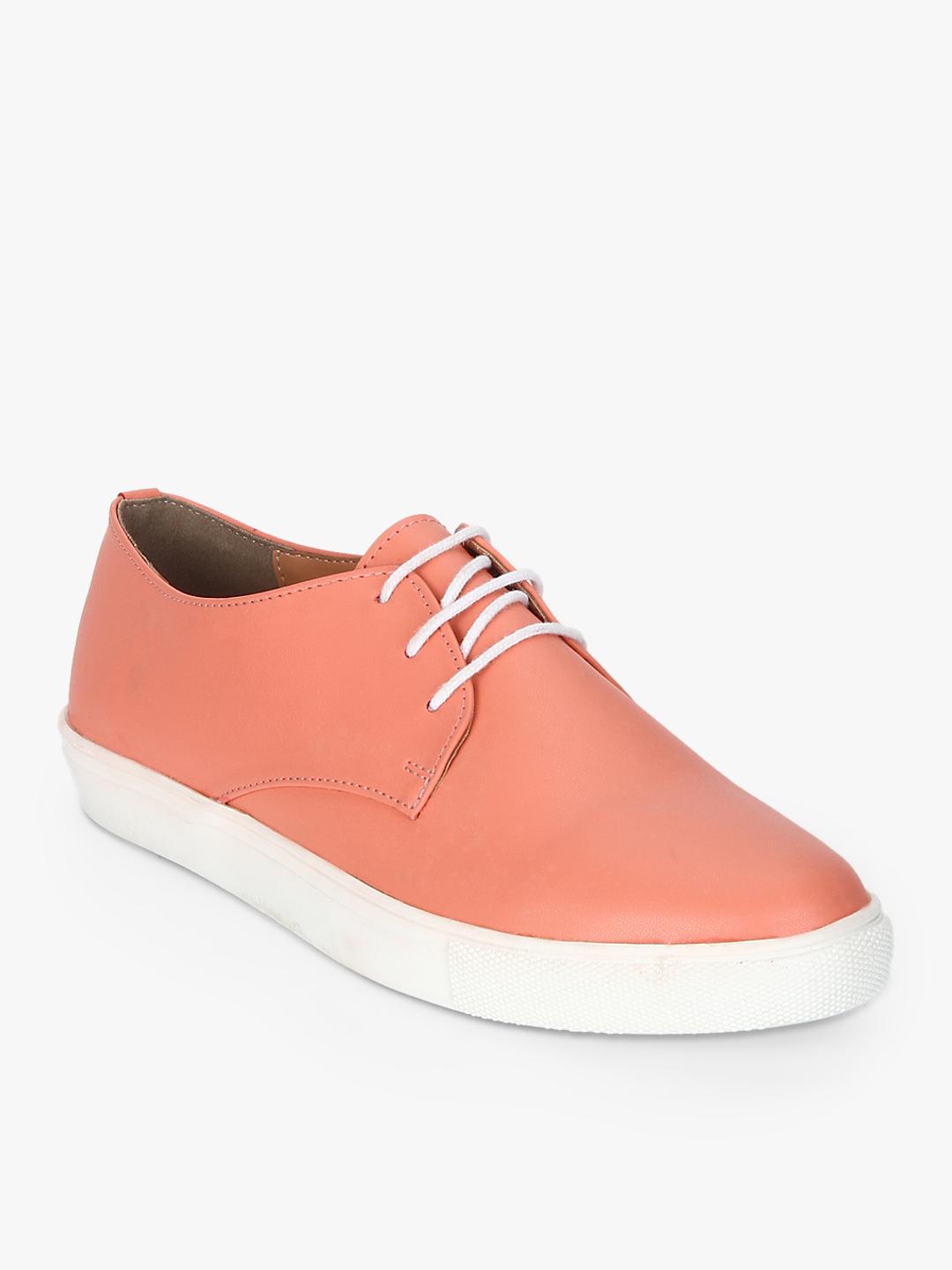 Buy Peach Sneakers - Casual Shoes for Women 7678345 | Myntra