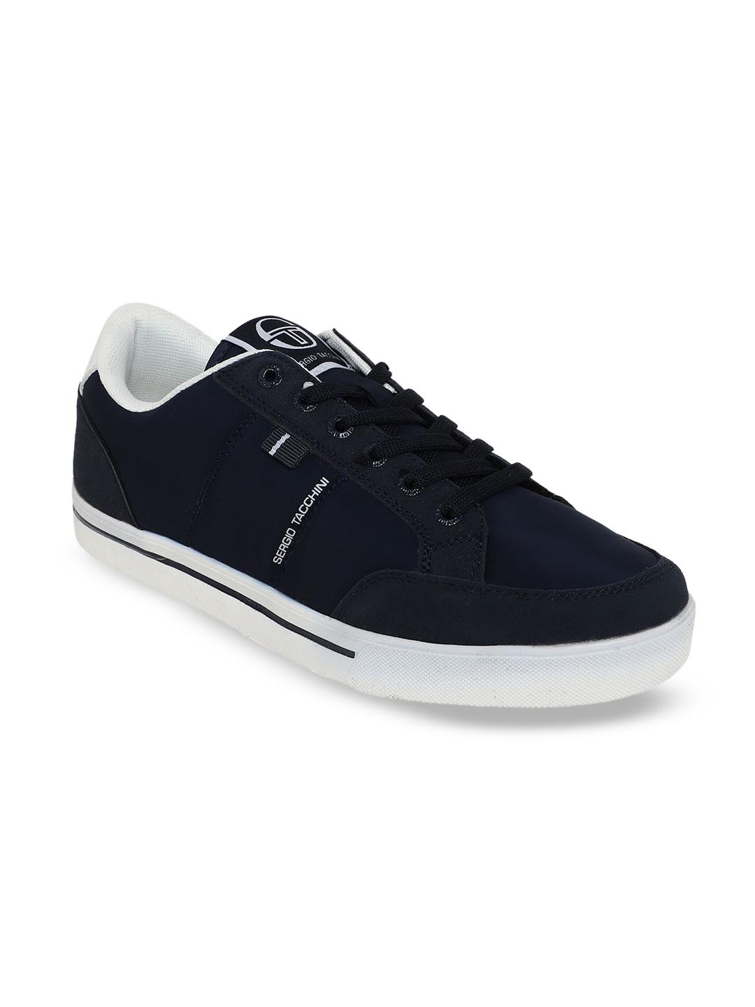 Buy Sergio Tacchini Men Blue Solid Sneakers - Casual Shoes for Men ...