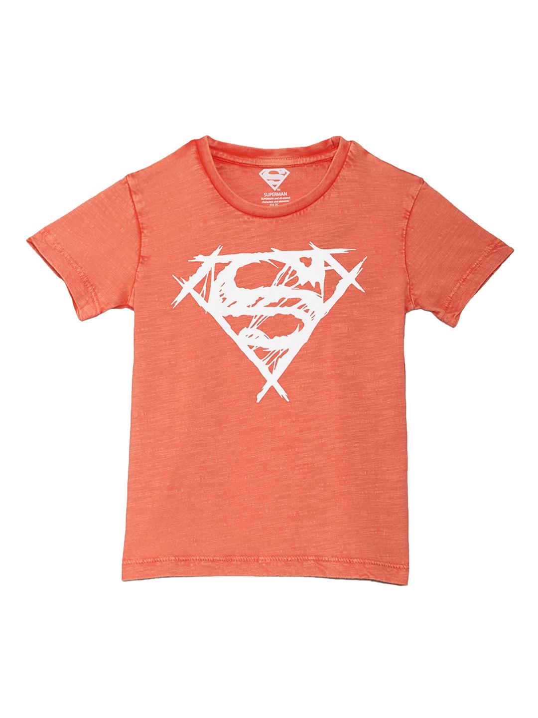Buy Superman Featured Peach Tshirt For Boys - Tshirts for Boys 10190847 ...