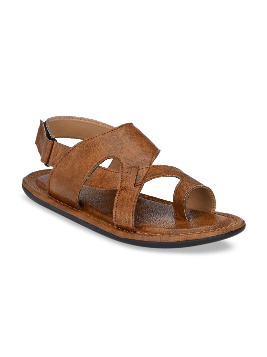 Buy Prolific Men Tan Brown Sandals - Sandals for Men 10728114 | Myntra