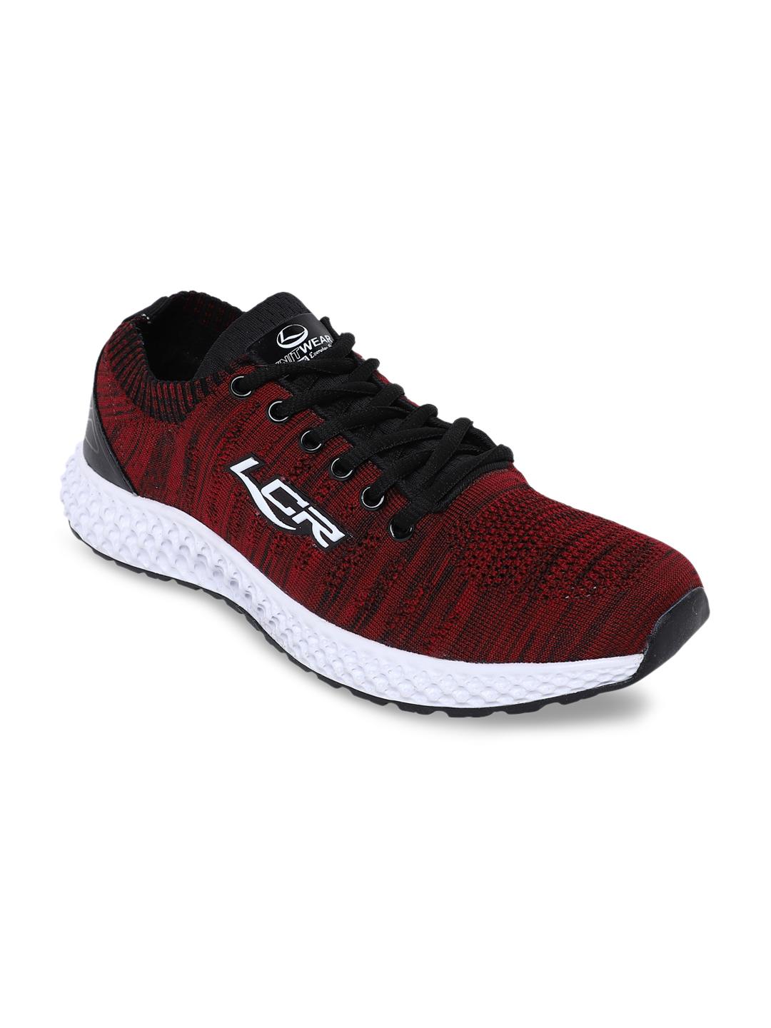 Buy Lancer Men Maroon Solid Sneakers - Casual Shoes for Men 11280232 ...
