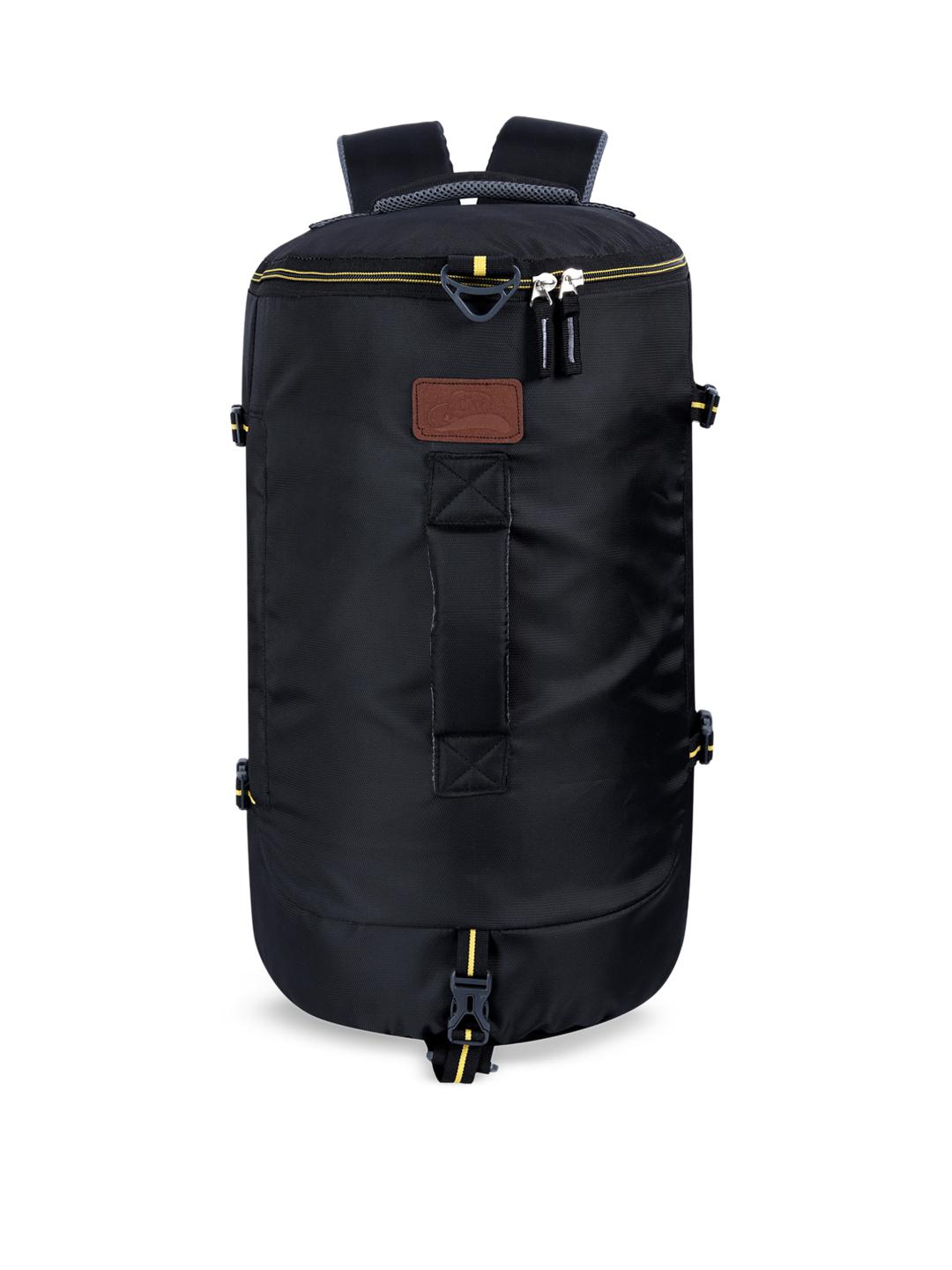 Buy Leather World Unisex Black 25 Liters Lightweight Rucksacks Bag ...