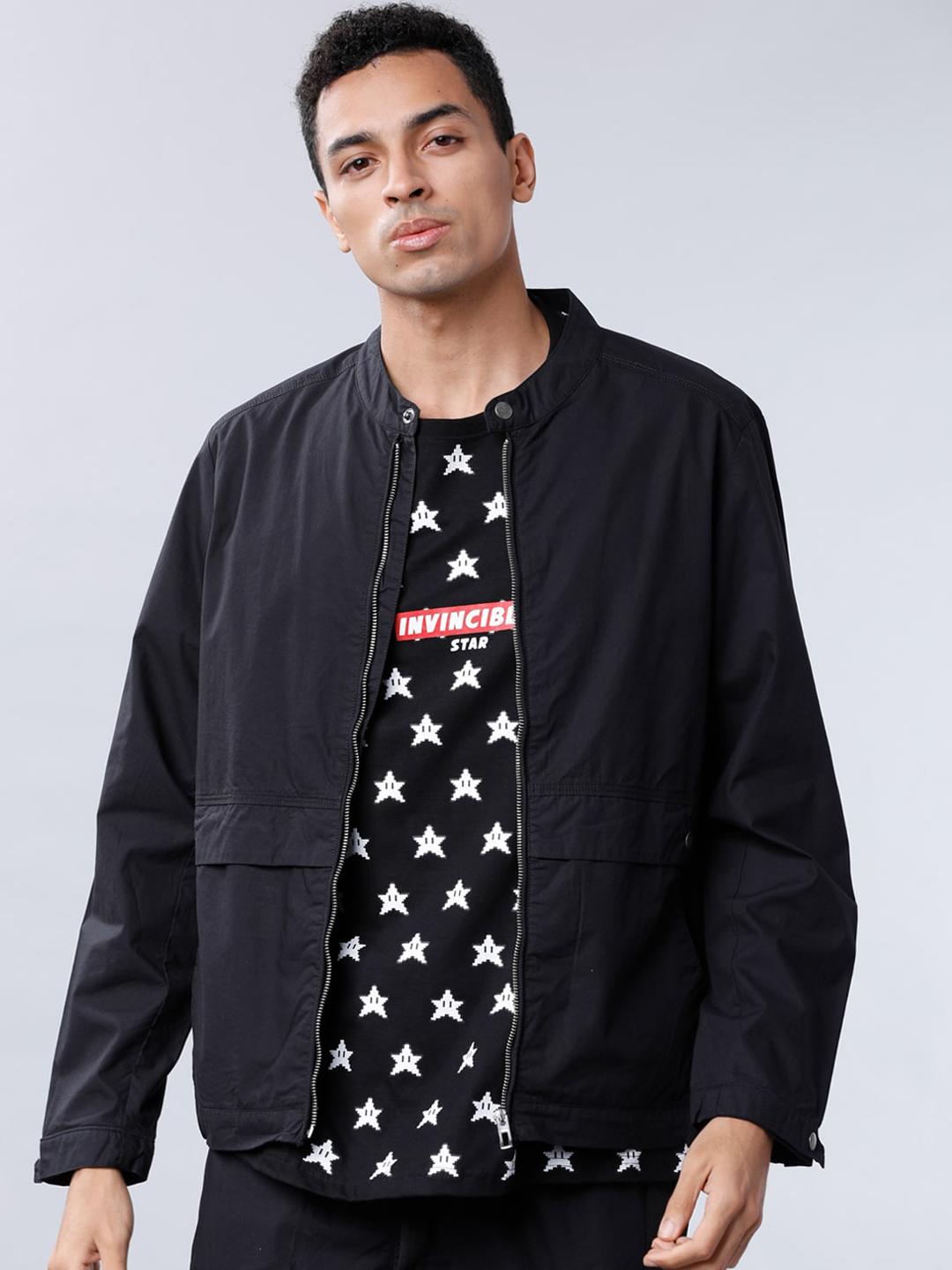 Buy LOCOMOTIVE Men Black Solid Tailored Jacket - Jackets for Men ...