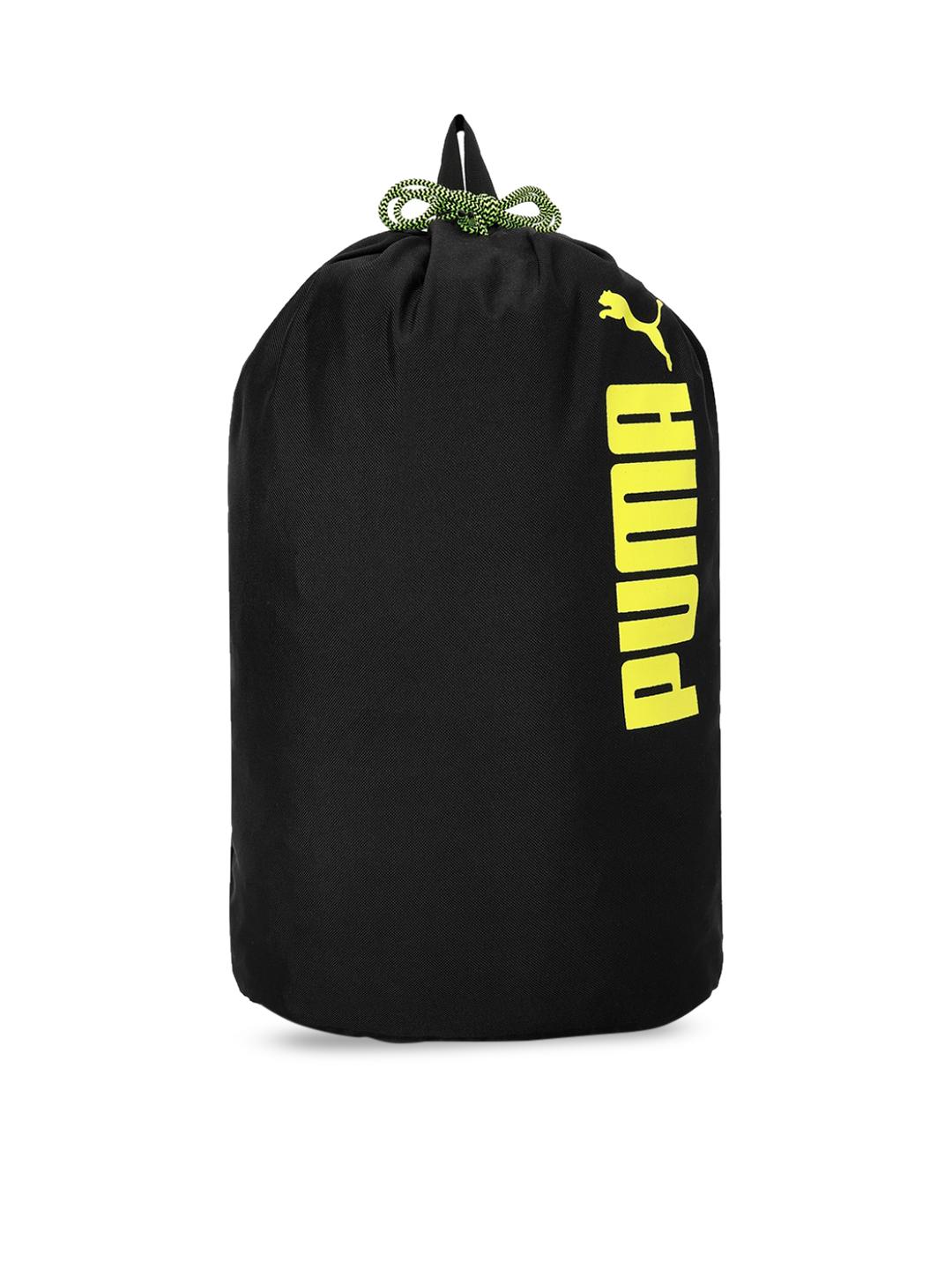 Buy Puma Unisex Black Brand Logo Backpack - Backpacks for Unisex ...