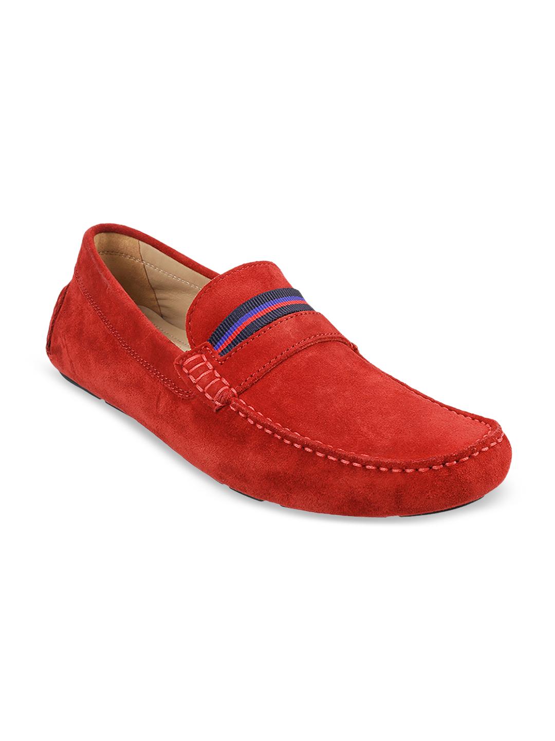 Buy Mochi Men Red Driving Shoes - Casual Shoes for Men 11965606 | Myntra