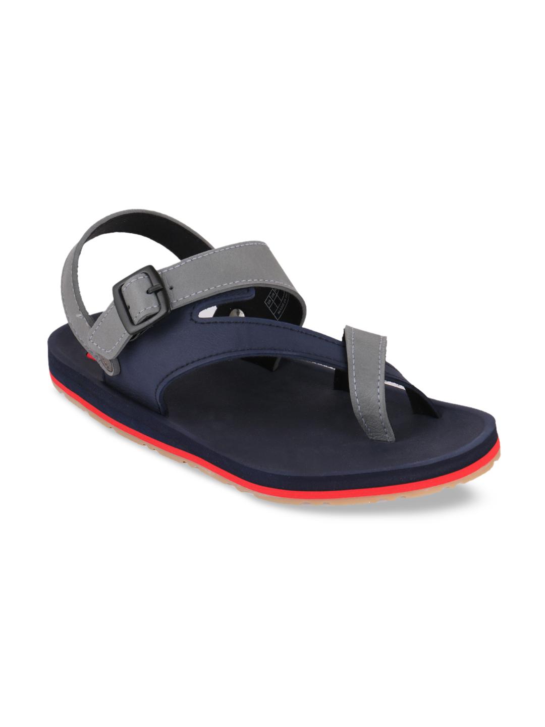 Buy Adda Men Navy Blue Comfort Sandals - Sandals for Men 12045158 | Myntra