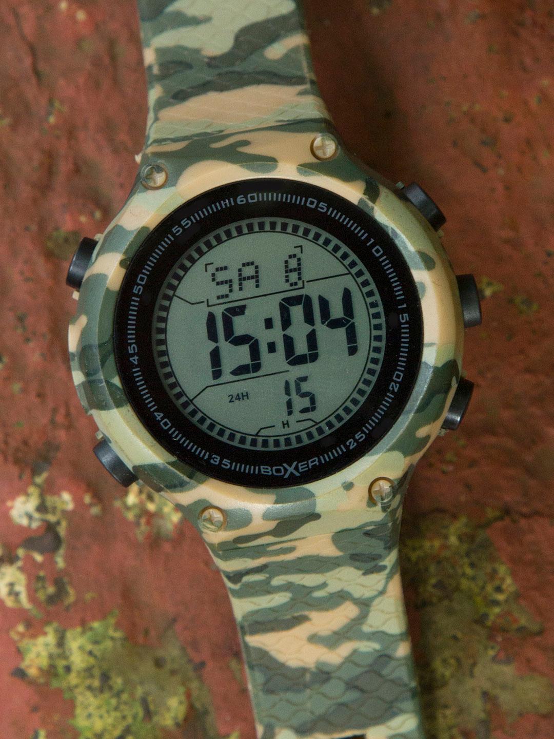 Buy BOXER Men Black & Grey Digital Watch BXR029i - Watches for Men ...