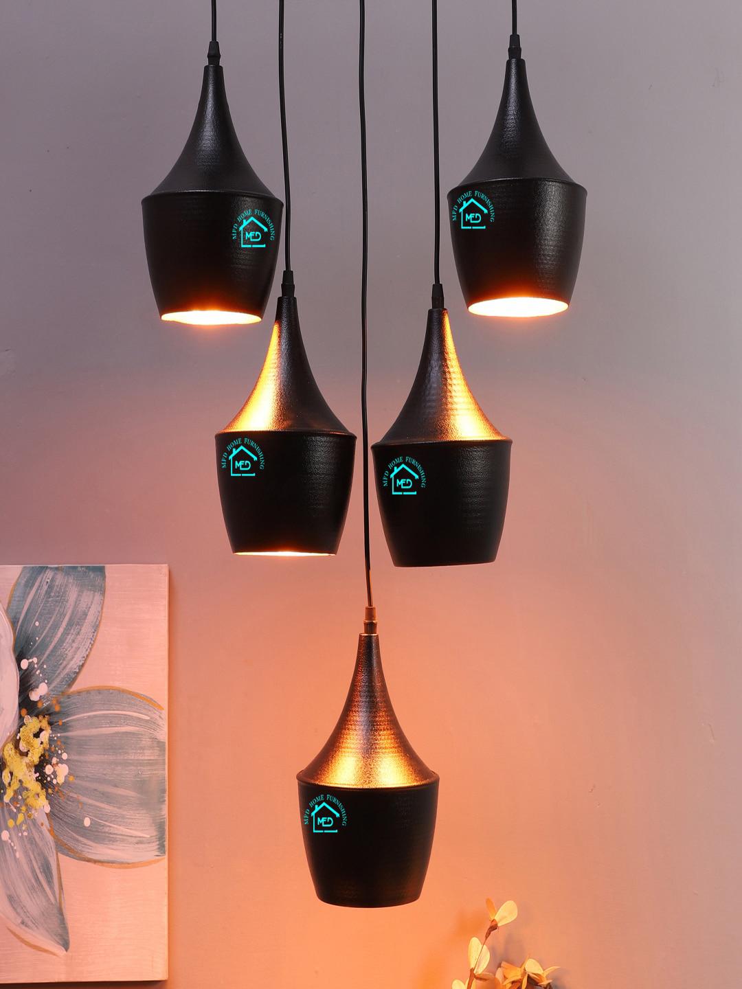 Buy MFD HOME FURNISHING Black Solid Traditional Cluster Light - Ceiling ...