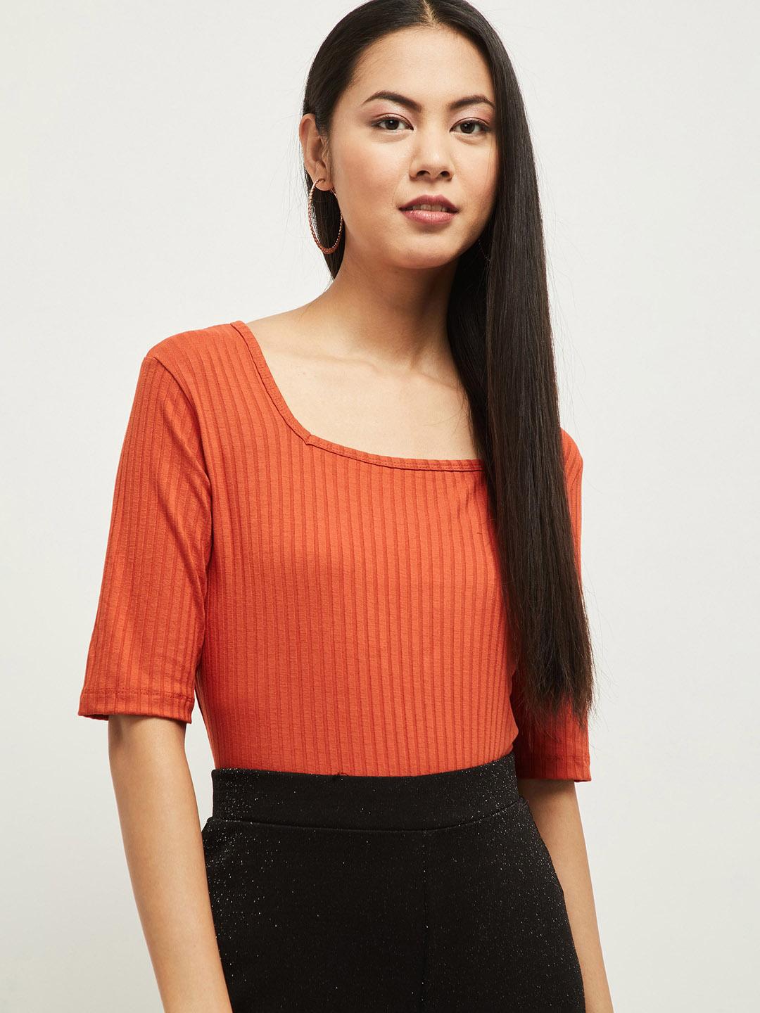 Buy Max Women Rust Orange Top - Tops for Women 13781940 | Myntra