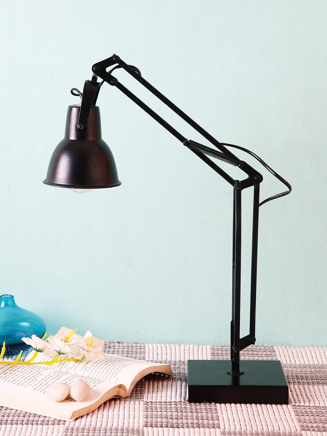 Buy Devansh Black Solid Square Doctor Study Lamp - Table Lamps for ...