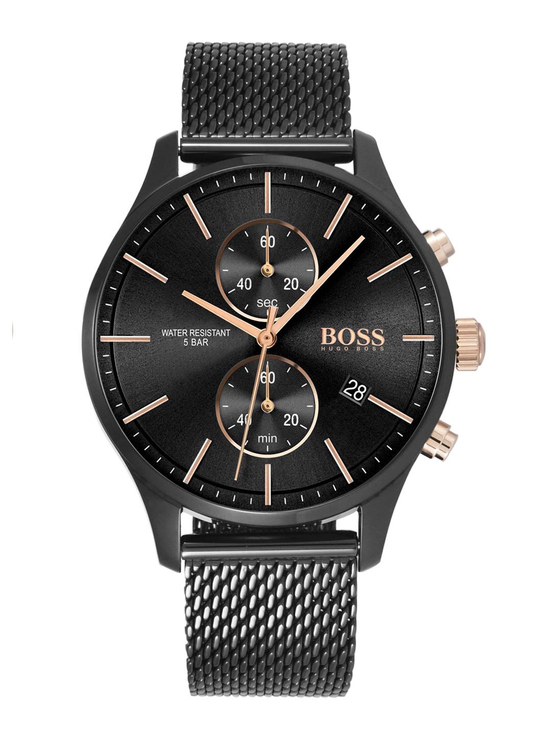 Buy Hugo Boss Men Black Analogue Watch 1513811 - Watches for Men ...