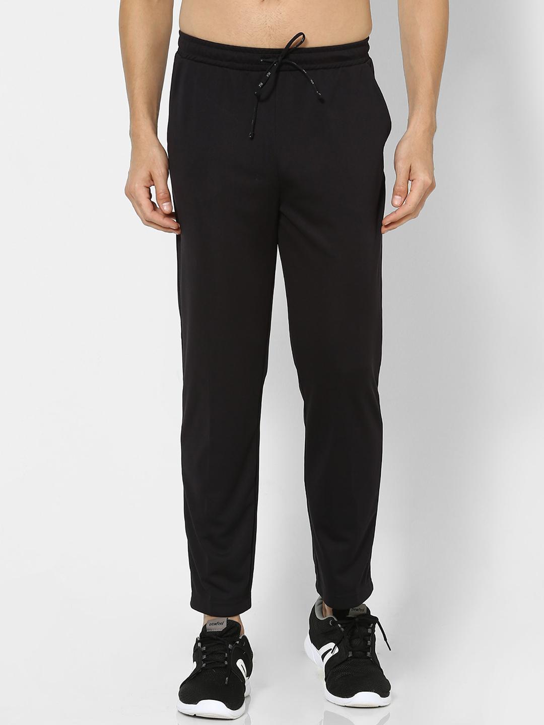Buy Decathlon FLX Men Black Straight Fit Quick Dry Cricket Track Pants ...