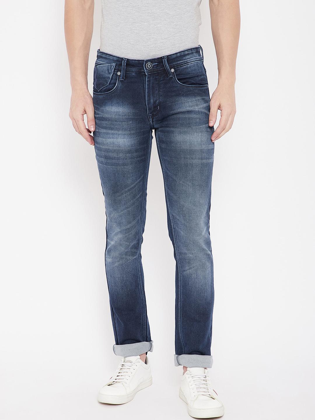 Buy Duke Men Slim Fit Heavy Fade Stretchable Jeans - Jeans for Men ...