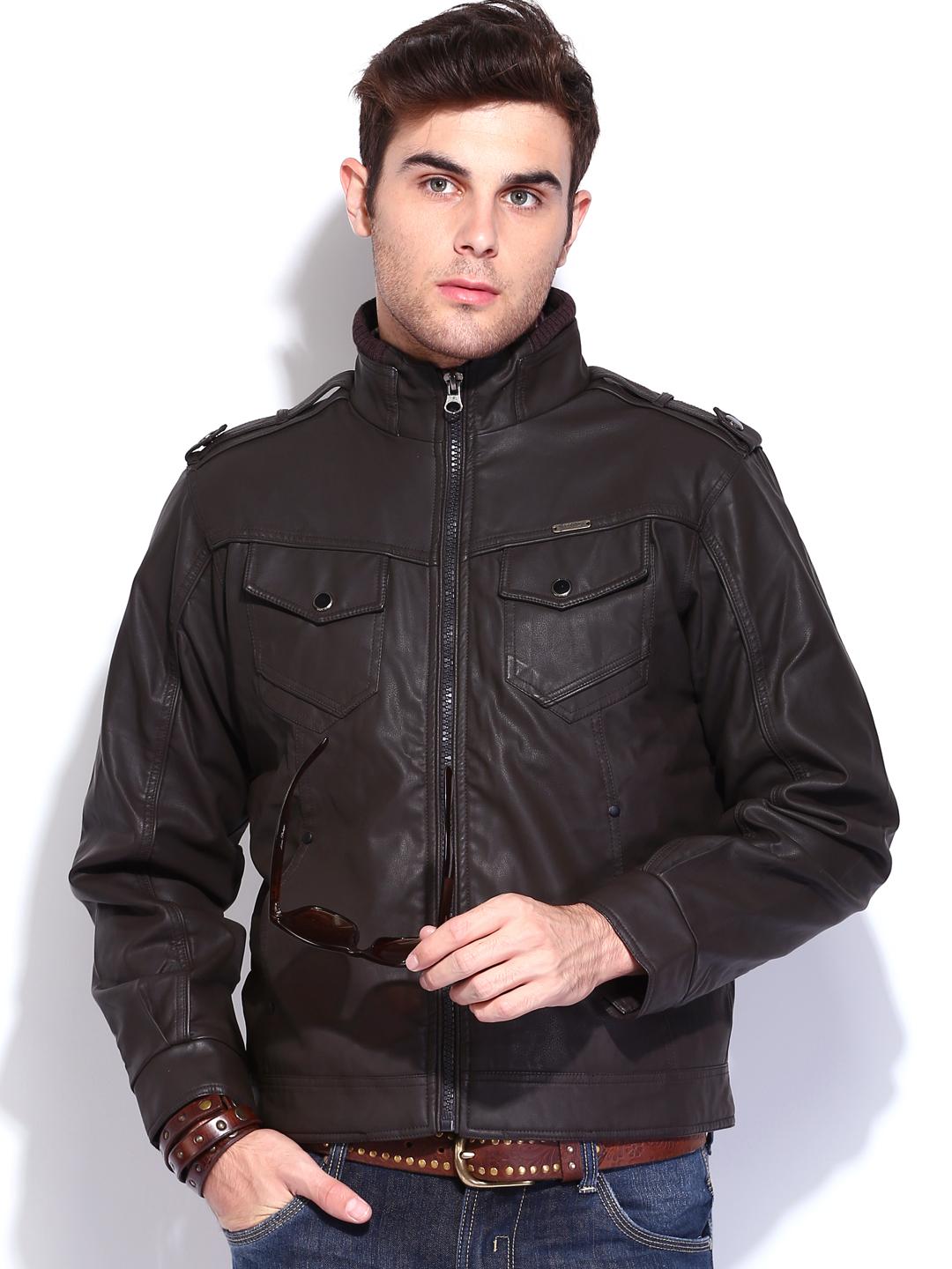 Buy Roadster Men Coffee Brown Jacket - Jackets for Men 311539 | Myntra