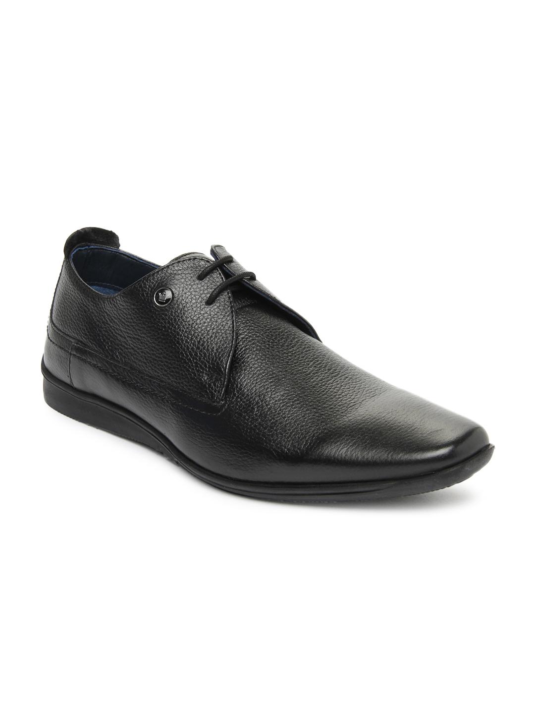 Buy Louis Philippe Men Black Leather Formal Shoes - Formal Shoes for ...