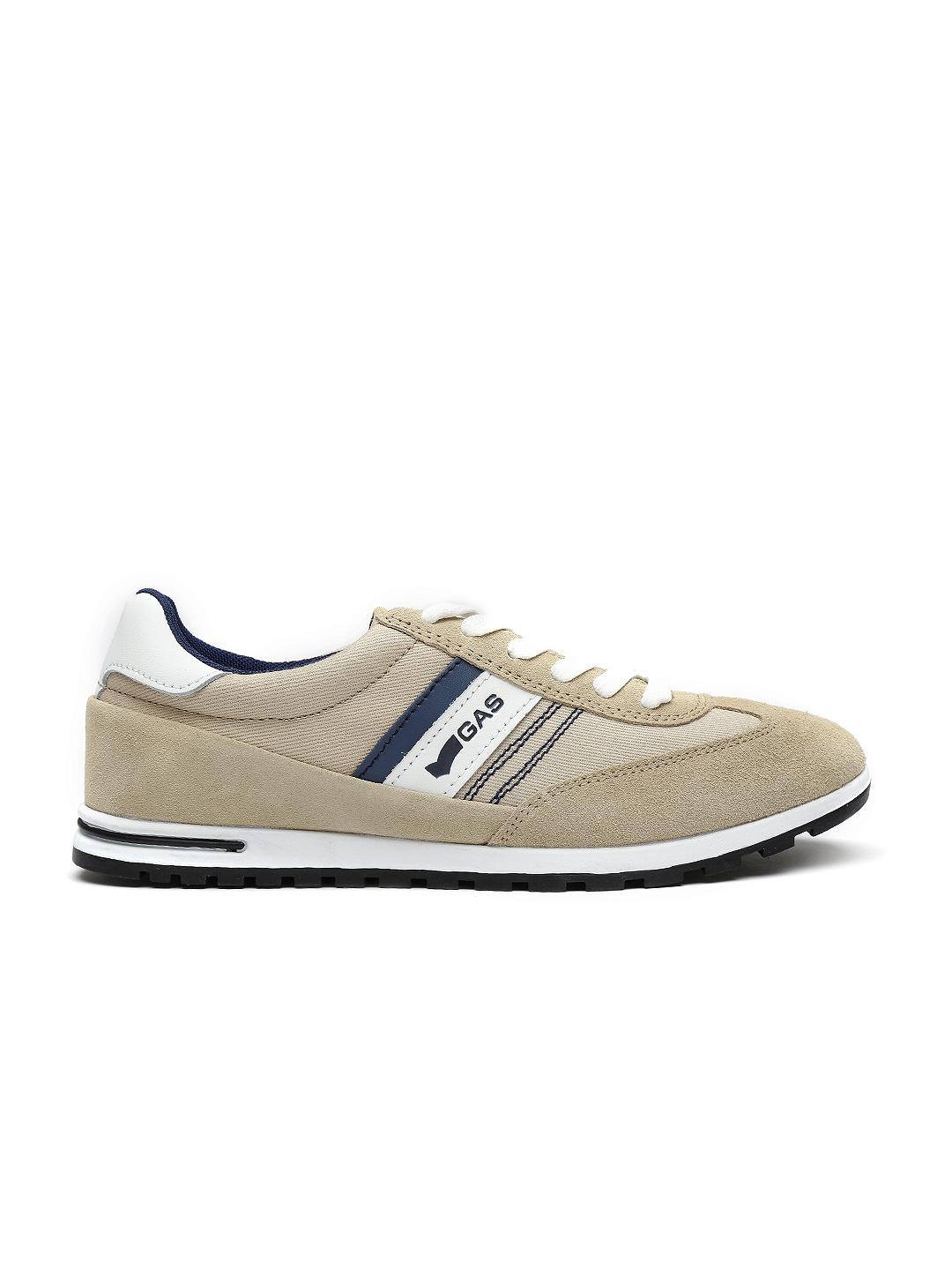 Buy GAS Men Beige Suede Pitch Casual Shoes - Casual Shoes for Men ...