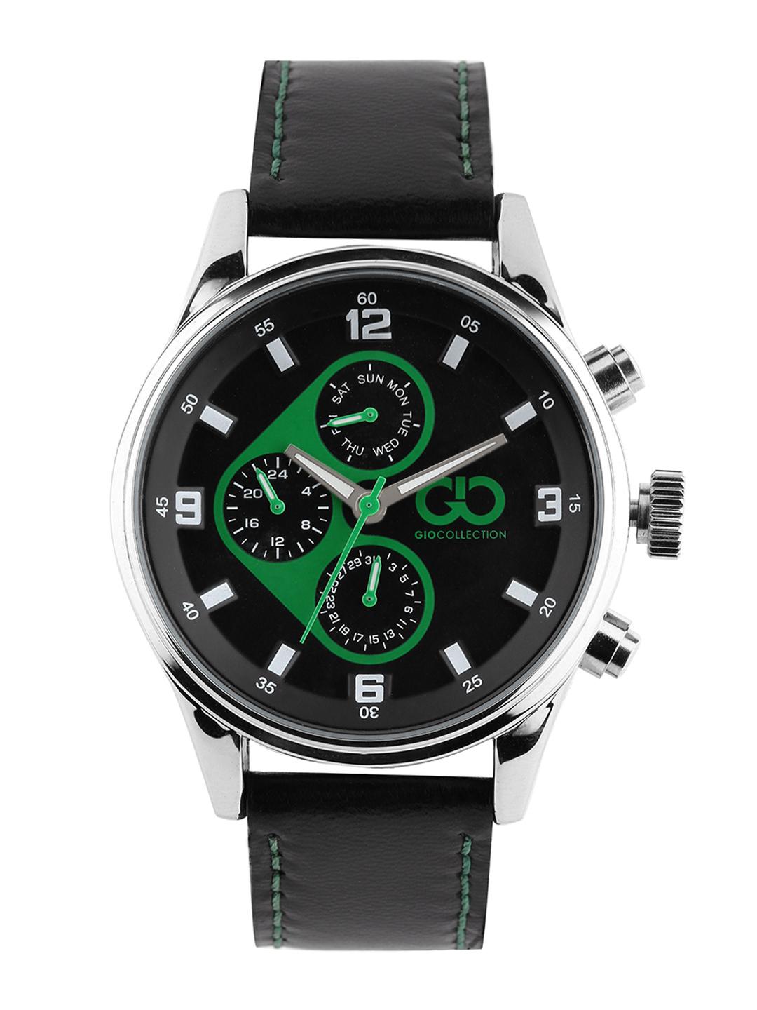 Buy GIO COLLECTION Men Black Dial Watch GAD0038 C - Watches for Men ...