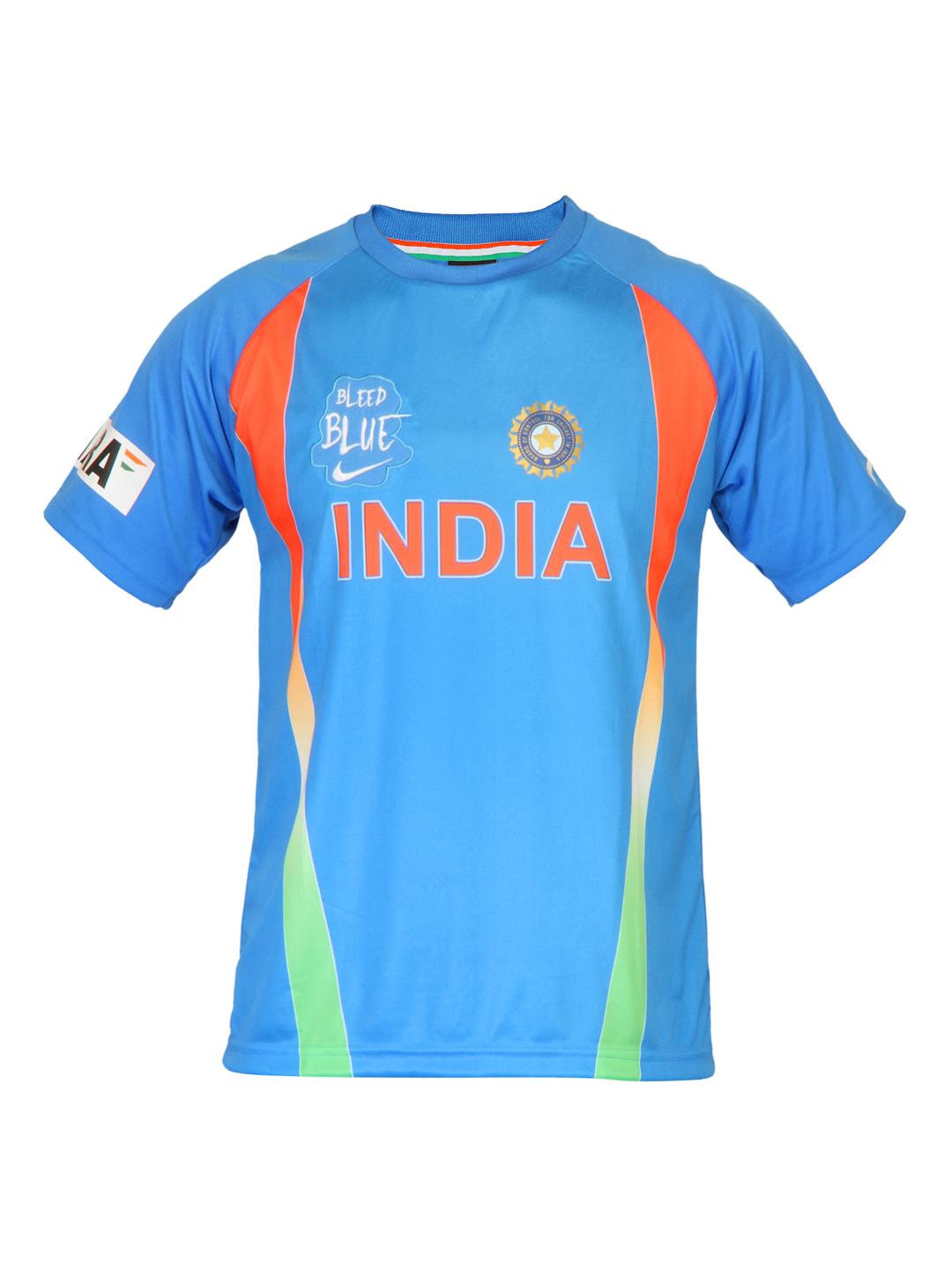 Buy Nike Men Team India Blue Jersey - Tshirts for Men 13891 | Myntra