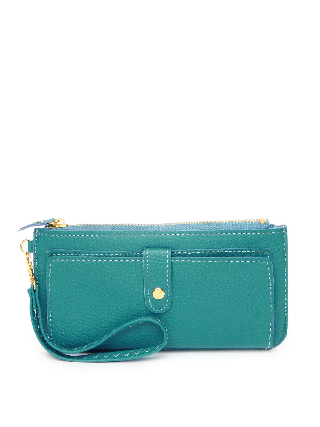Buy Alessia74 Women Turquoise Blue Wallet - Wallets for Women 91114 ...