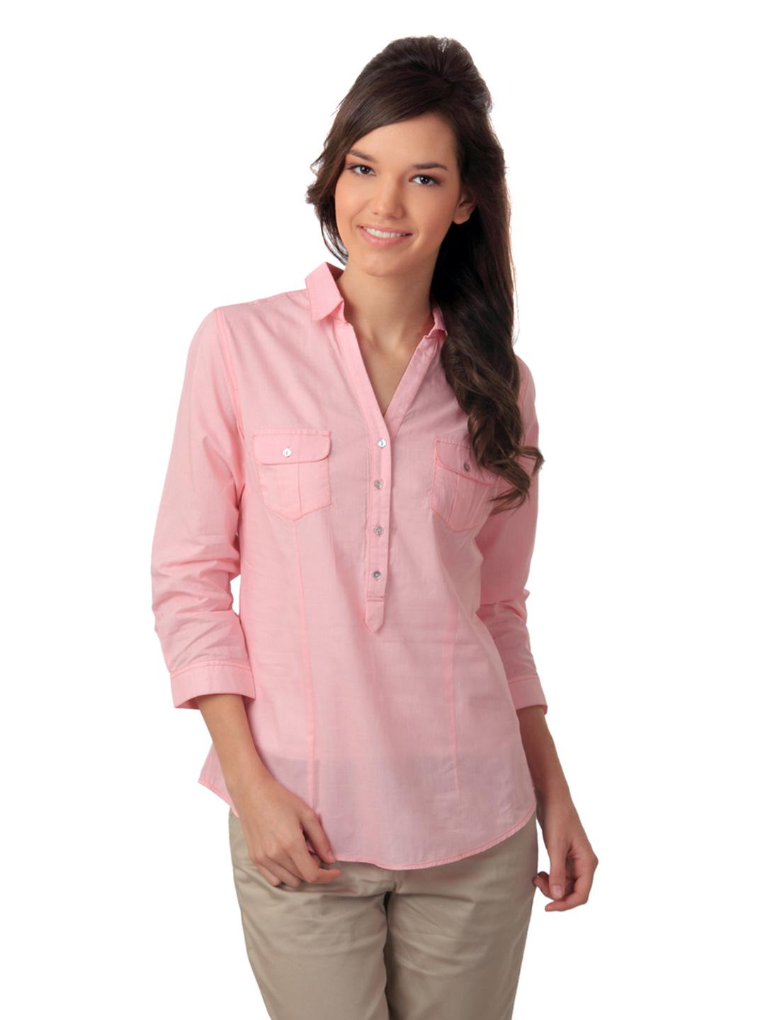 Buy FEMMELLA Women Pink Shirt - Shirts for Women 64902 | Myntra