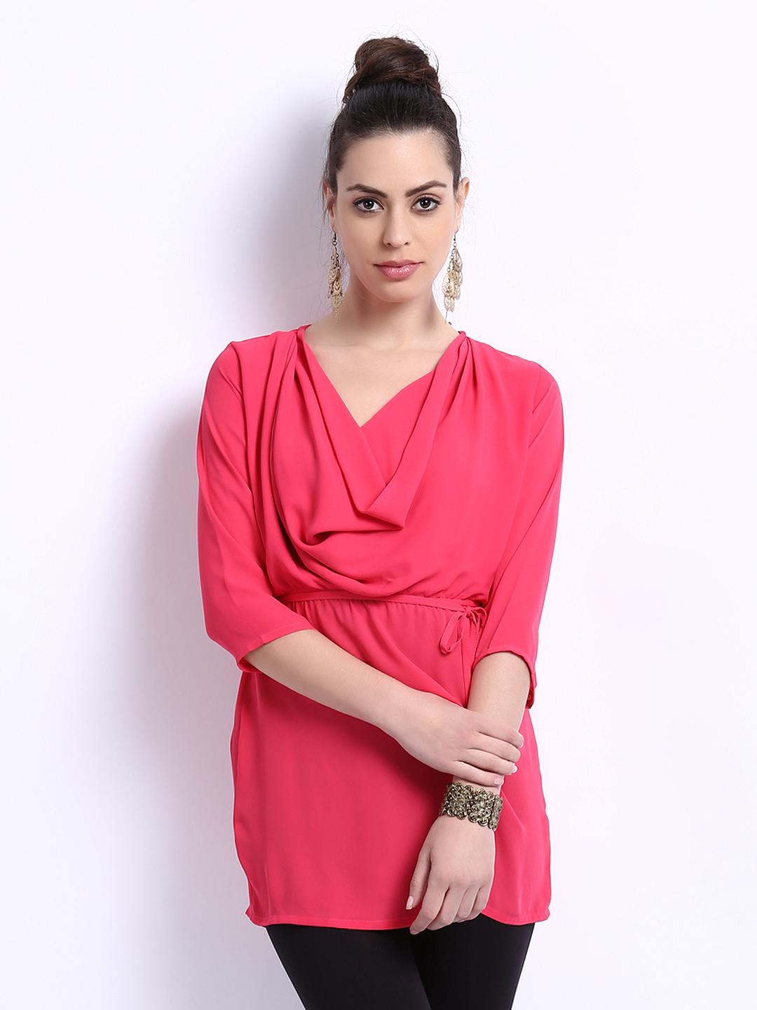 Buy FEMMELLA Women Pink Tunic - Tunics for Women 247315 | Myntra