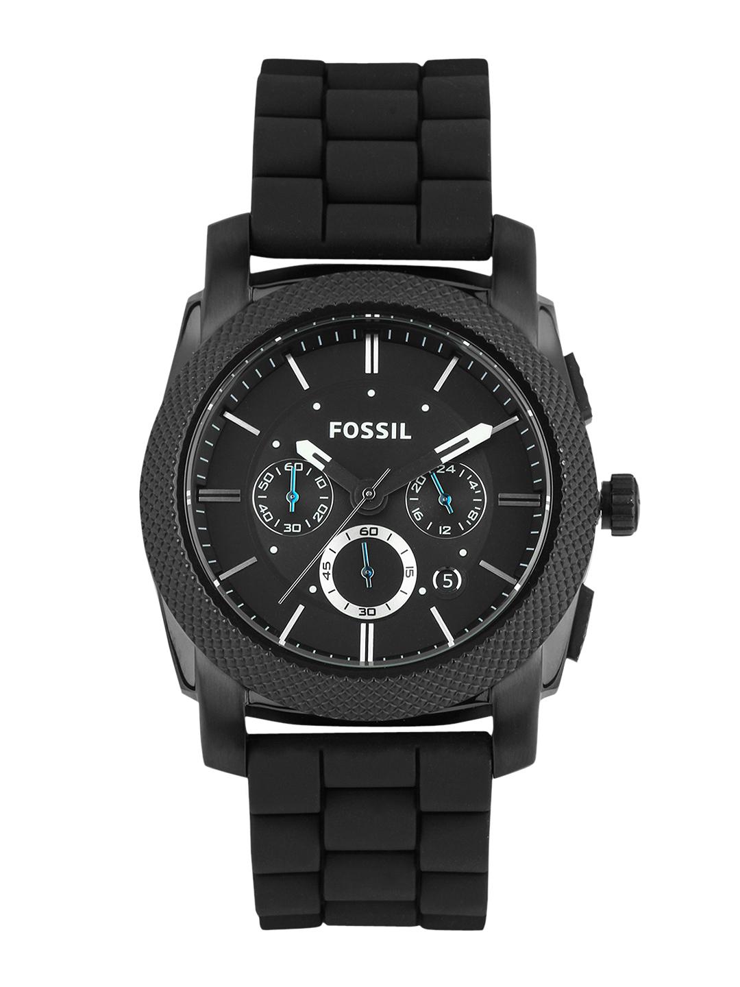 Buy Fossil Men Black Dial Chronograph Watch FS4487I - Watches for Men ...