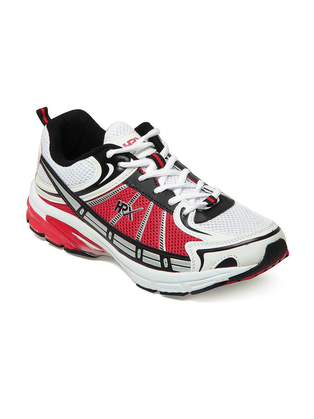 Buy HRX By Hrithik Roshan Men White & Red Sports Shoes - Sports Shoes ...