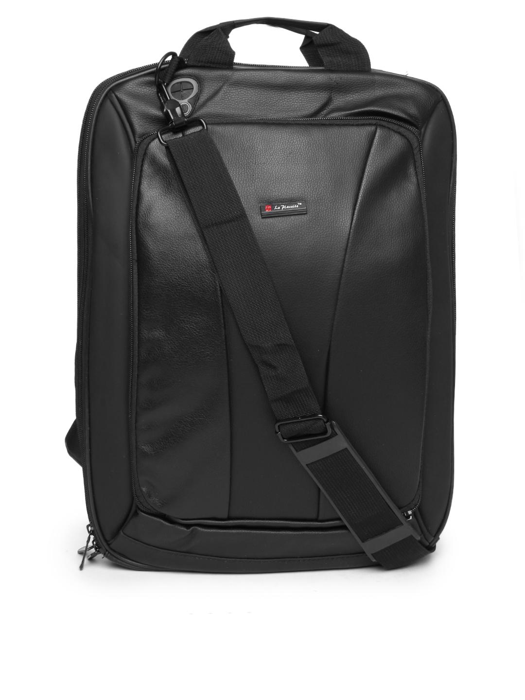 Buy La Plazeite Unisex Black Laptop Bag - Laptop Bag for Unisex 296739 ...