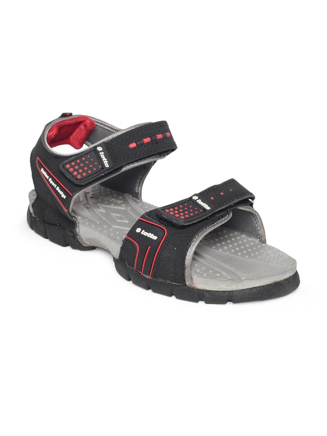 Buy Lotto Men Black Sandals - Sandals for Men 83037 | Myntra