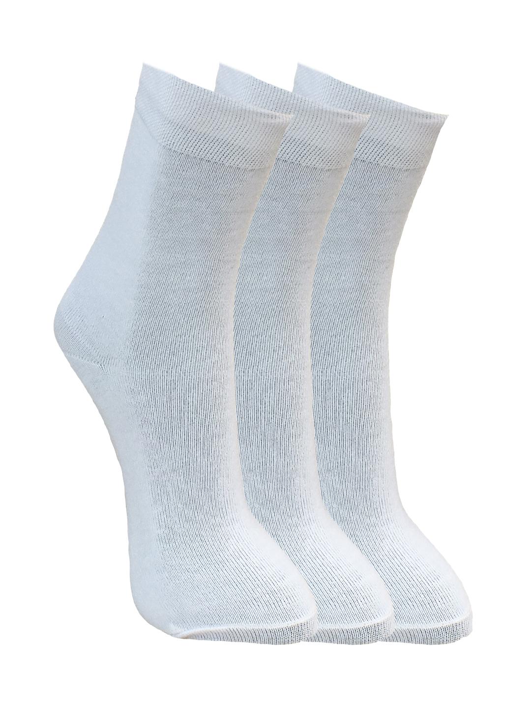 Buy MARC Kids Pack Of 3 White Socks - Socks for Unisex Kids 533691 | Myntra
