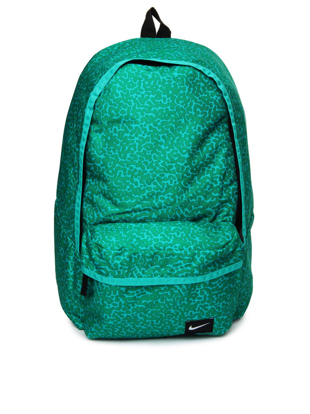 Buy Nike Unisex Green Printed Backpack - Backpacks for Unisex 266011 ...
