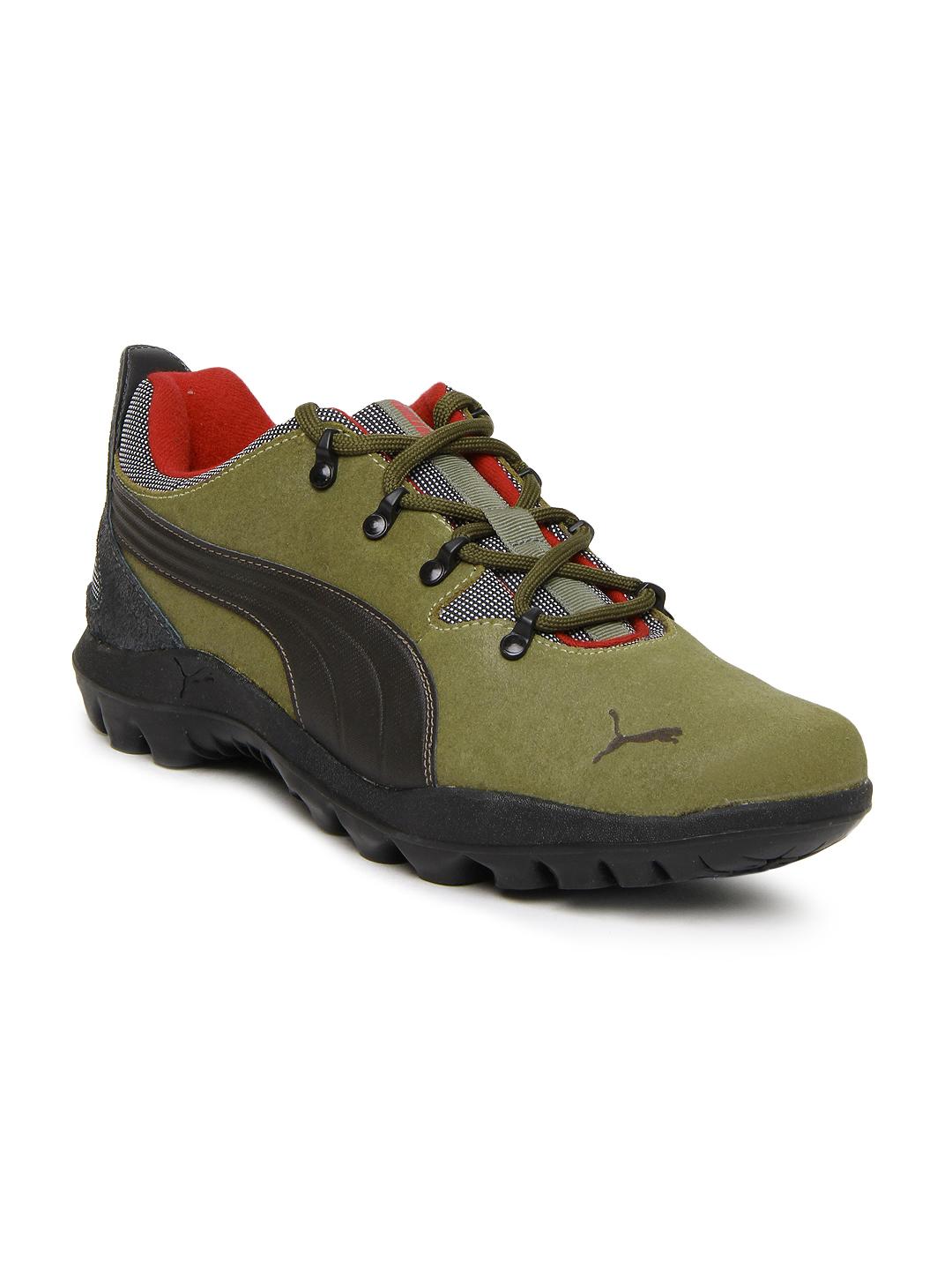 Buy Puma Men Green Silicis Ind Casual Shoes - Casual Shoes for Men ...