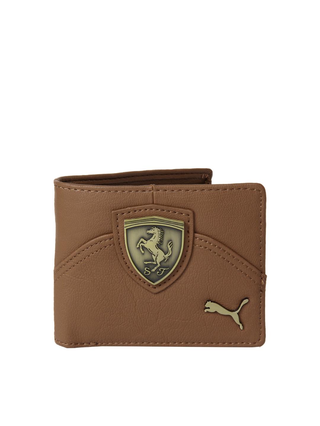 Buy Puma Men Brown Ferrari LS II Wallet - Wallets for Men 107636 | Myntra