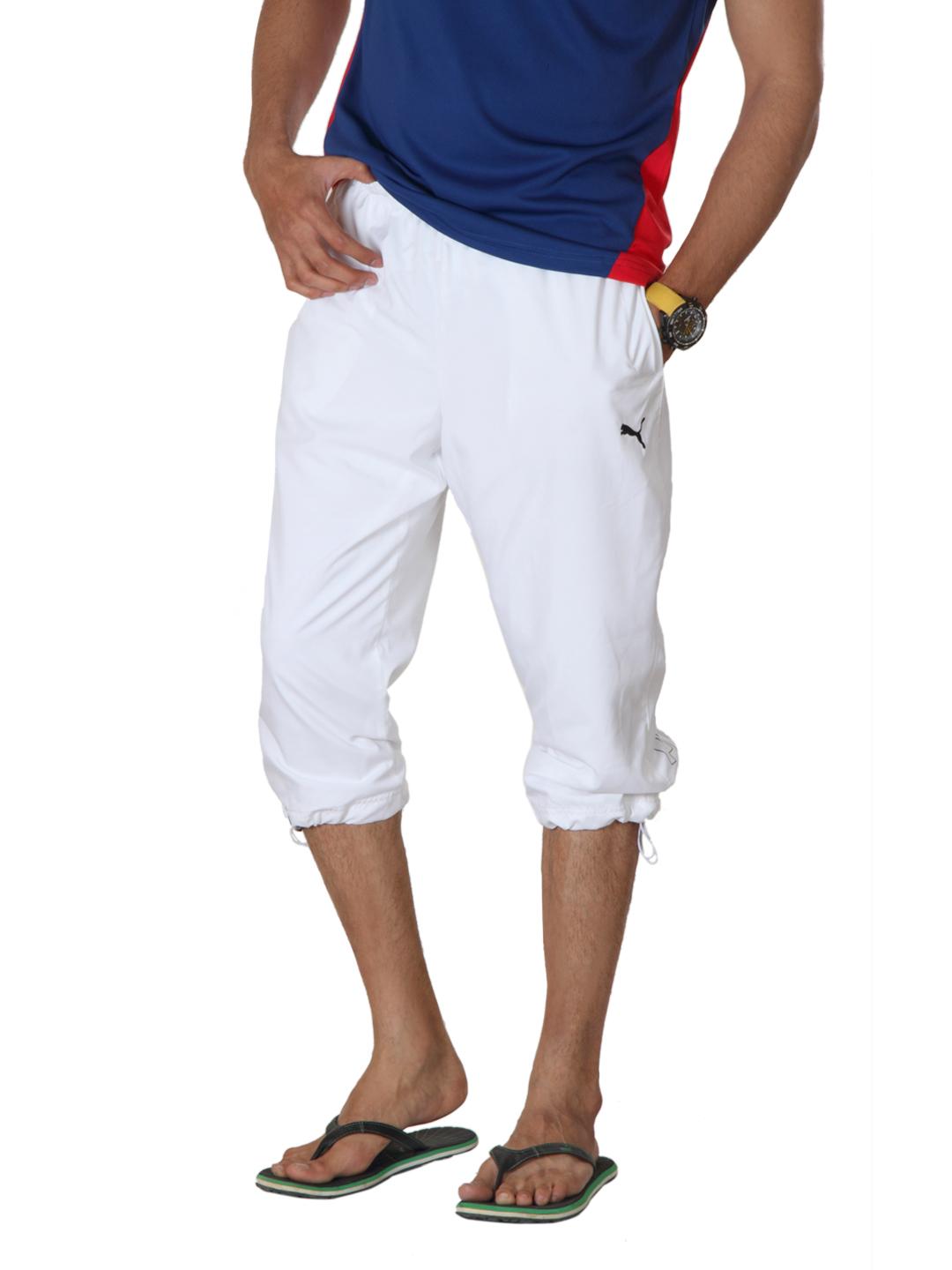 Buy Puma Men White 3/4 Length Pants - Shorts for Men 61493 | Myntra