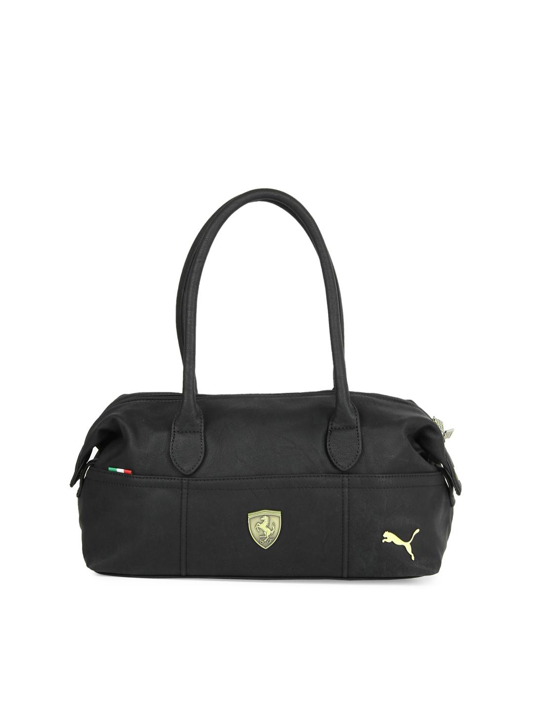 Buy Puma Women Black Ferrari Handbag - Handbags for Women 107537 | Myntra