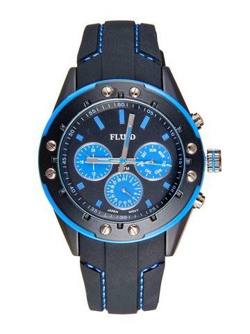 70% OFF on FLUID Men Black & Blue Dial Watch FL-103-BK-BL on Myntra ...