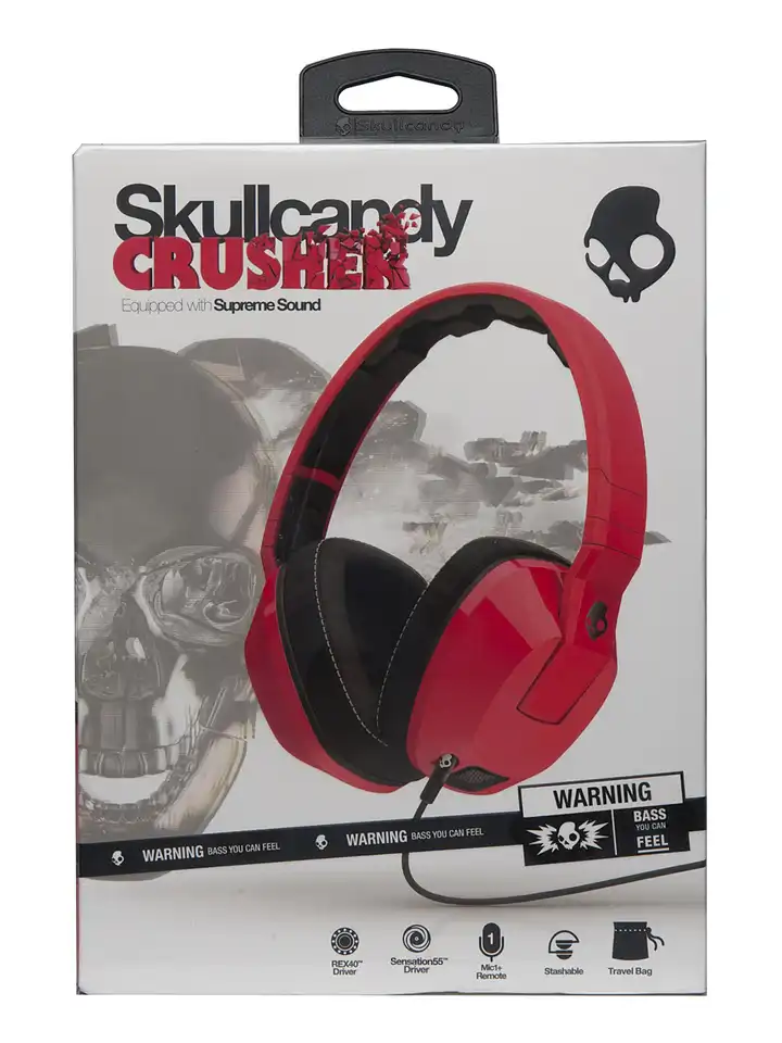 skullcandy crushers red