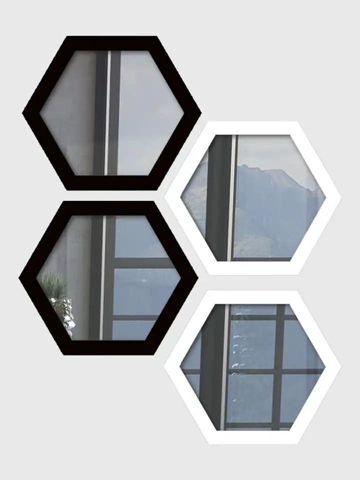 hexagon mirror set