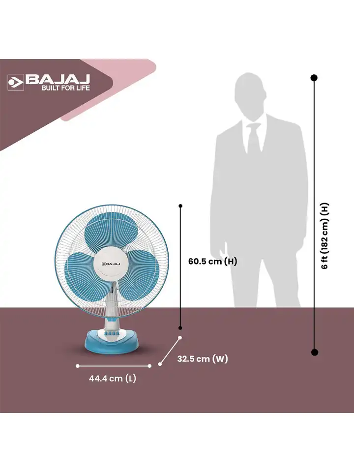 bajaj table fan