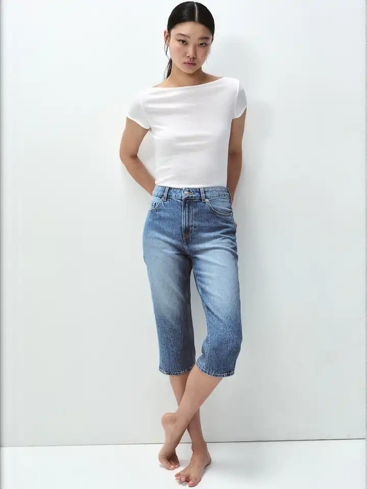 capri jeans for women myntra