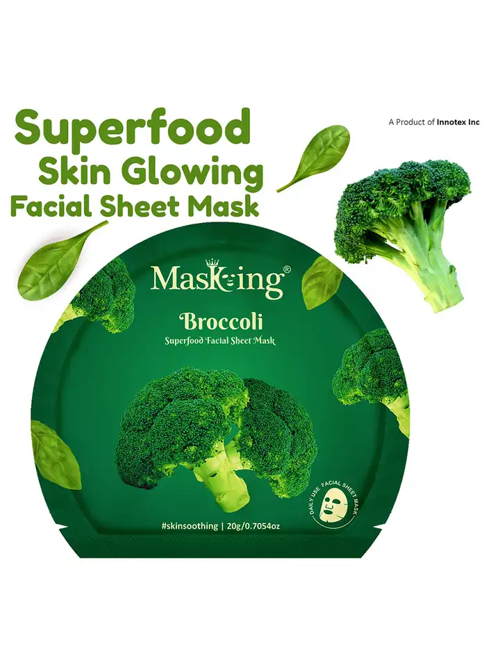broccoli face mask