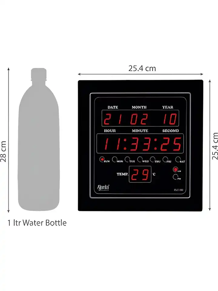 digital wall clock ajanta