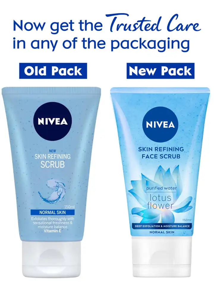 nivea face scrub