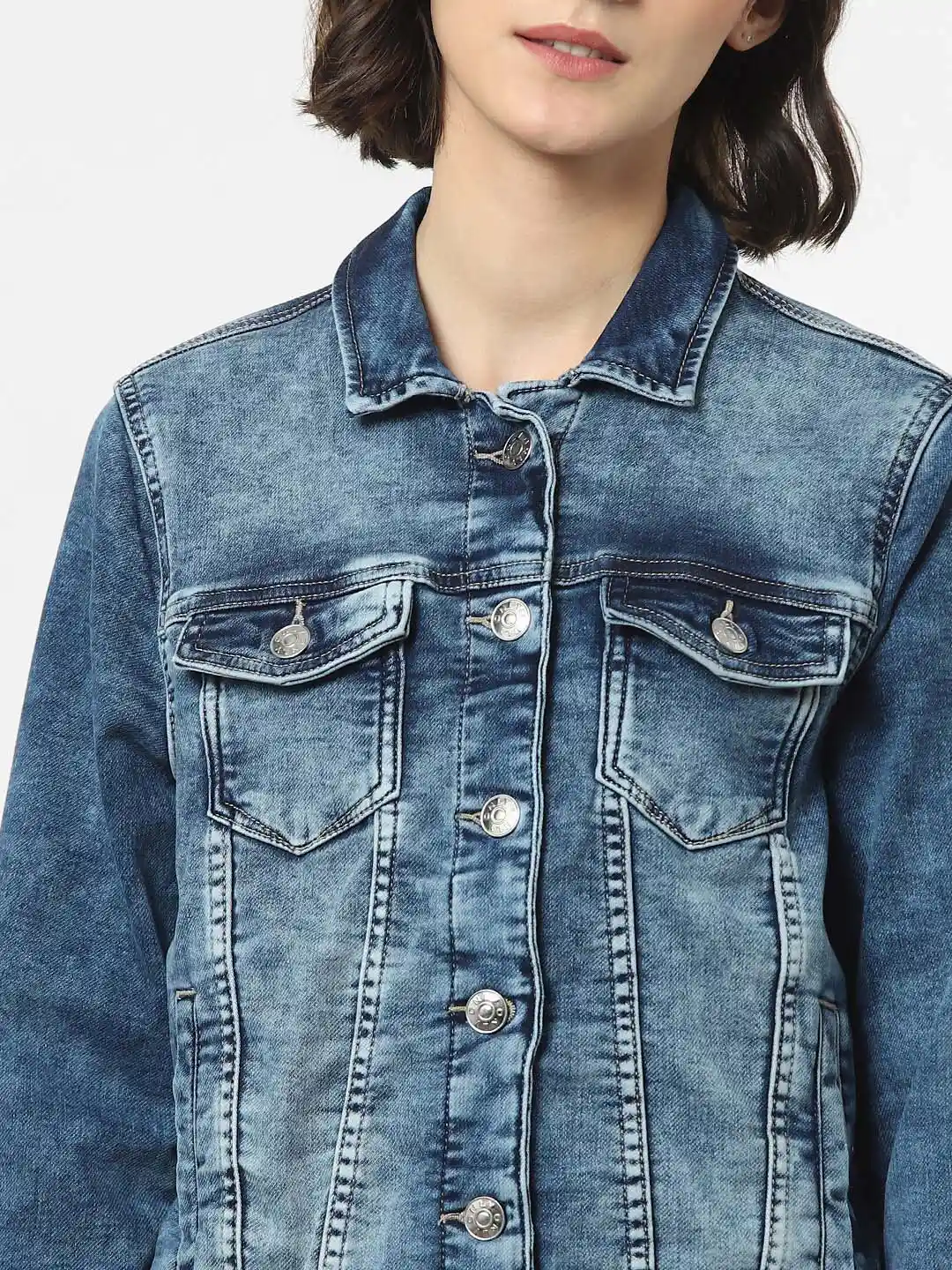 Womens Denim Jackets Kids Only Kogsara Light Blue Dnm Jacket Noos ...