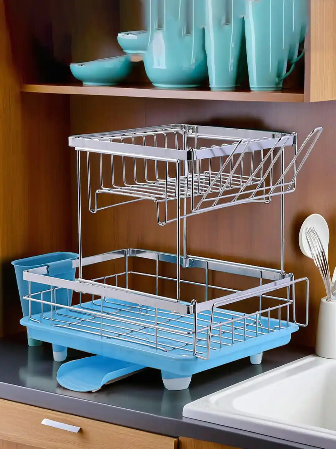 dish rack cupboard