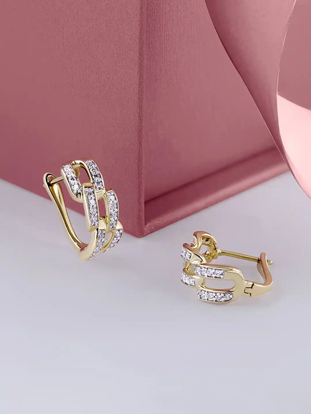 tanishq earrings for girls gold