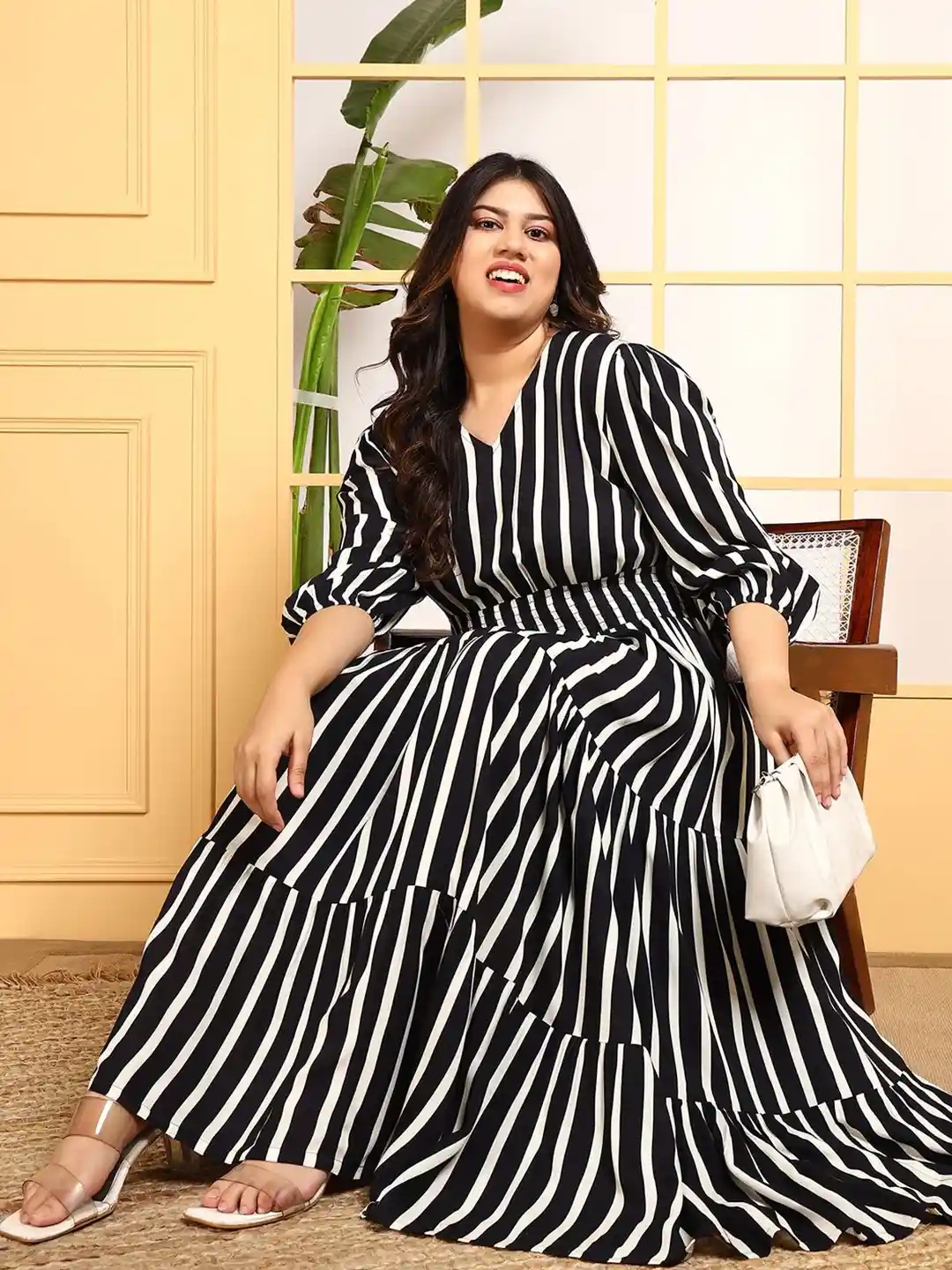 Long Dresses Dresses For Chubby People Women Plus Size Fit Flare Maxi Dress