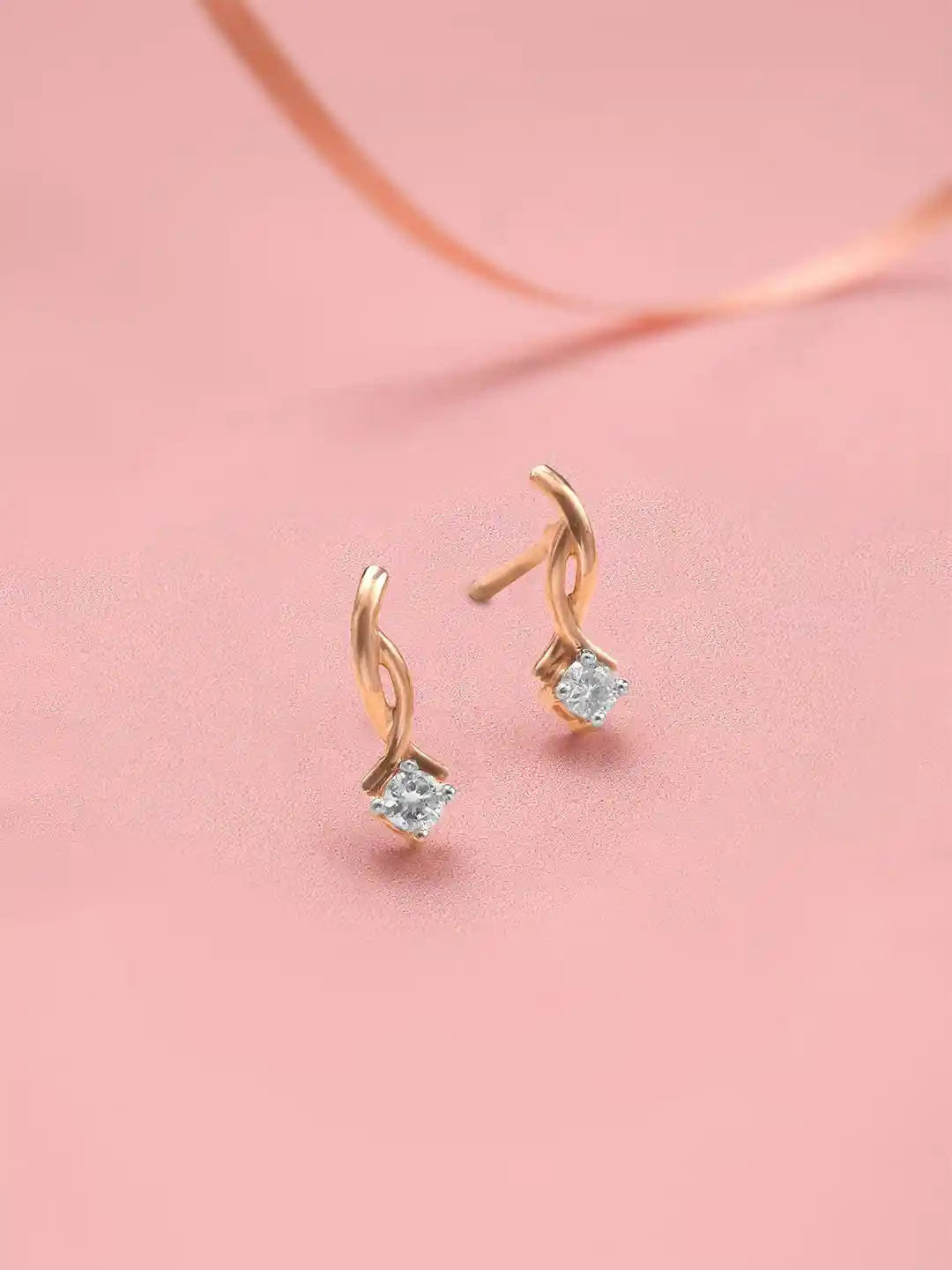 tanishq earrings for girls gold